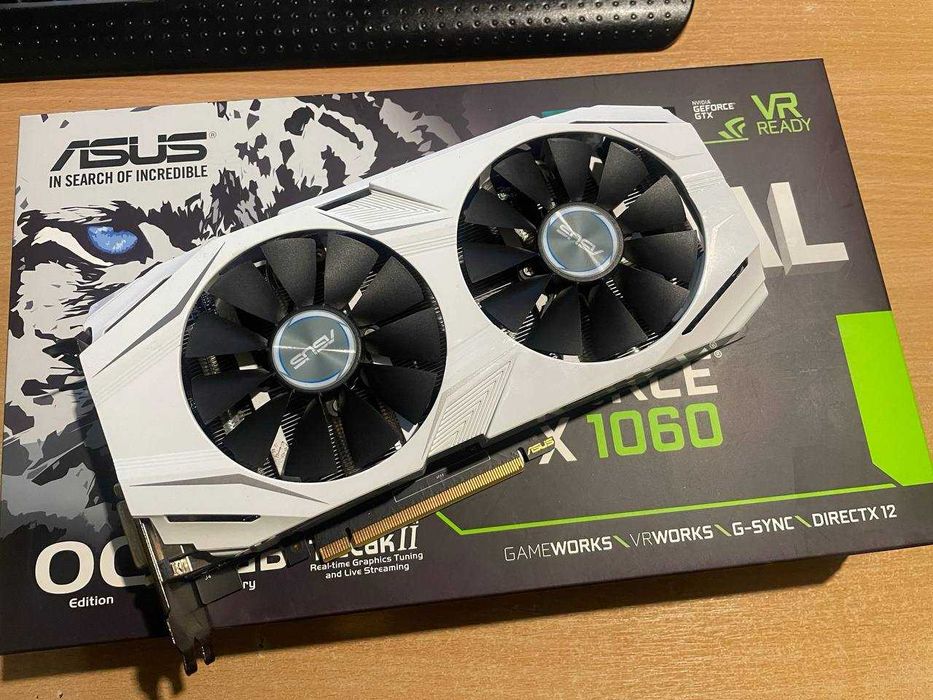 Відеокарта asus gtx 1060 6 gb: 2 673 грн. - Комплектуючі та аксесуари Дніпро на Olx