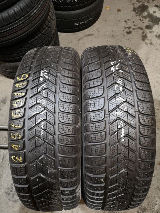 Opony zimowe 215/65/16 Pirelli 2szt 6,8mm 2021r Łódź Widzew • OLX.pl