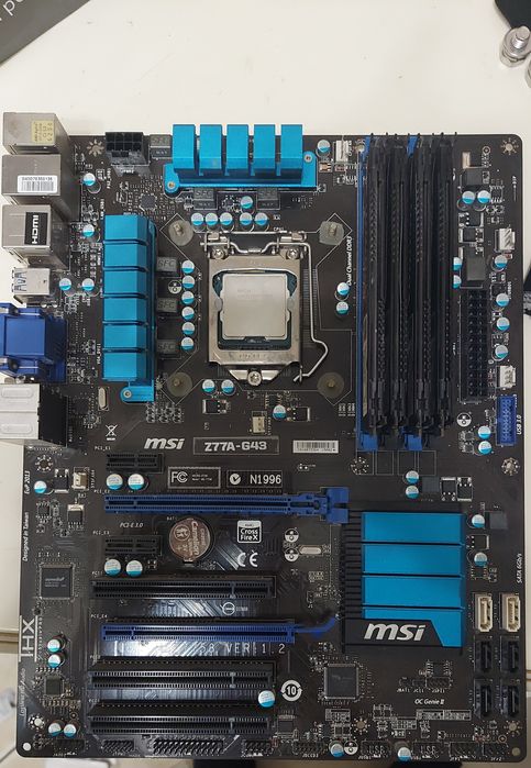 Продам ТОЛЬКО Материнскую плата MSI Z77A-G43 , Socket 1155: 500 грн ...