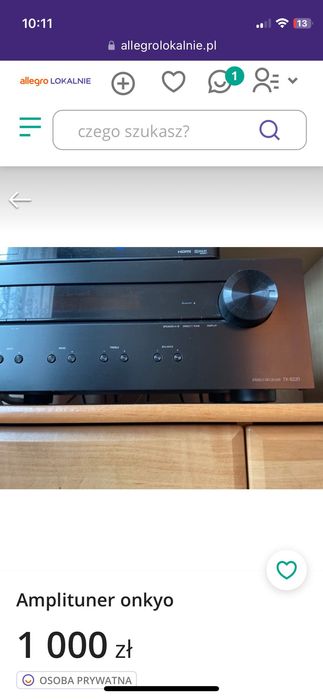Amplituner onkyo tx-8220 Środa Wielkopolska • OLX.pl