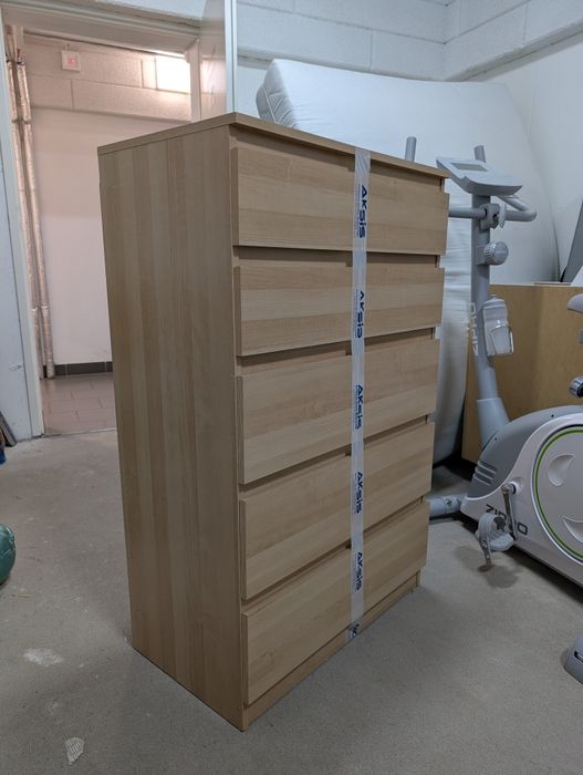 Komoda IKEA MALM 5 szuflad Gdańsk Jasień • OLX.pl