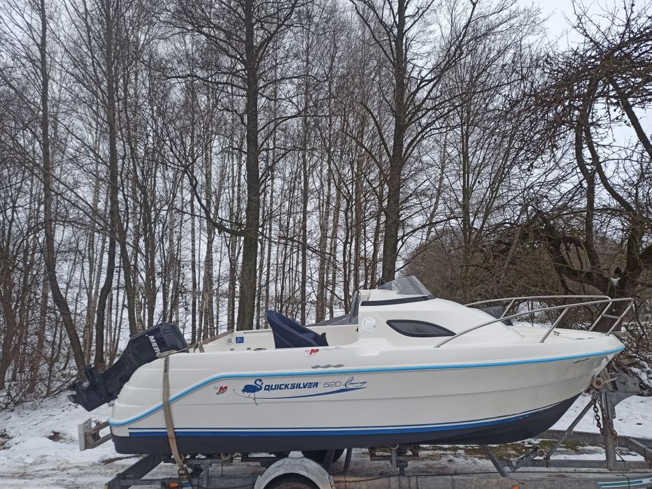 Łodź motorowa Quicksilver 520 flamingo Mercury 50 efi 4T motorówka ...