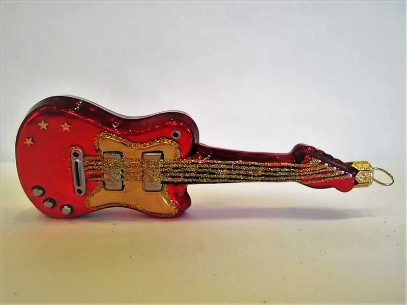 Gitara elektryczna - szklana bombka choinkowa 10S79-14 bombkizebra ...