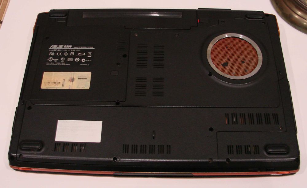 Laptop Klasyk Gamingowy ASUS G50V 2x2.8GHz T9600 4GB 128GB SSD 15,4 ...