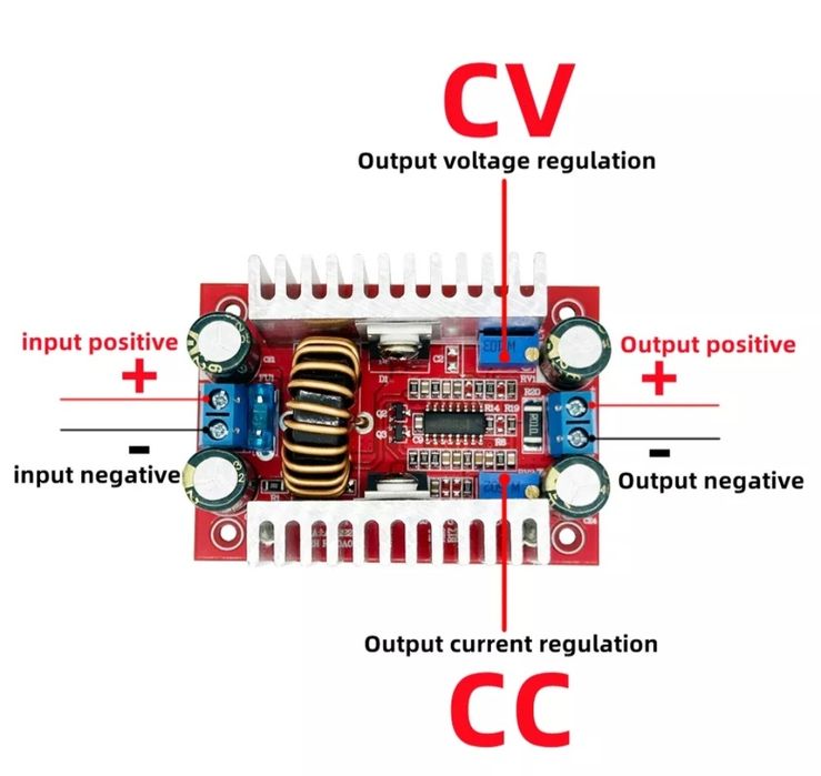 Повышающий преобразователь 400вт 15а DC 400w 15A Boost Converter: 200 ...