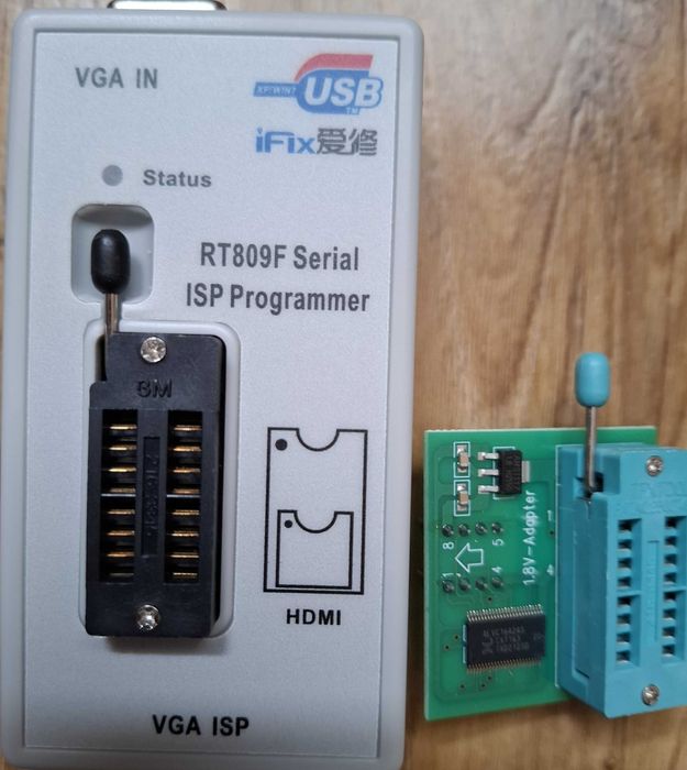 RT809F programator uniwersalny ISP ,Bios i itp. + 12 adapterów. Wrocław ...