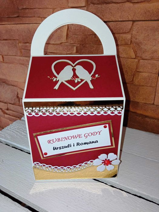 Exploding box na rocznicę ślubu RUBINOWE GODY 40-lecie ślubu Żory • OLX.pl