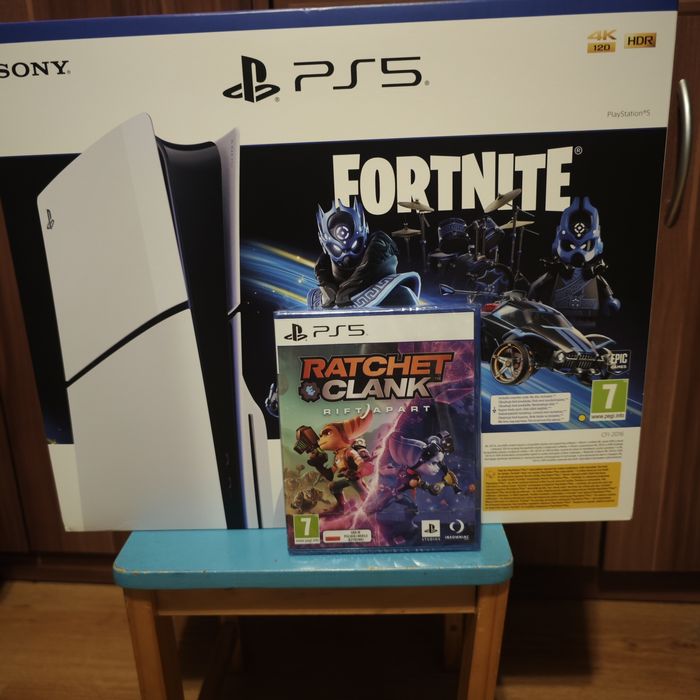 PlayStation 5 nowa rok 2025, zamknięta fabrycznie + gra+ kody Gdańsk ...