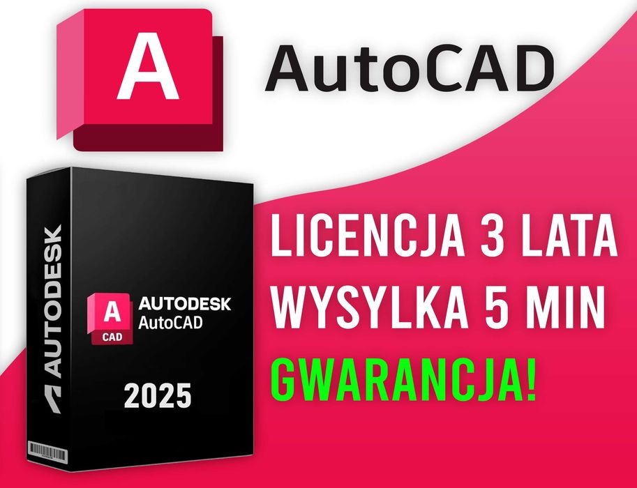 AutoCAD - Wszystkie wersje od 2022 - 2025 (+96 programów ) Gwarancja ! Warszawa Bielany • OLX.pl