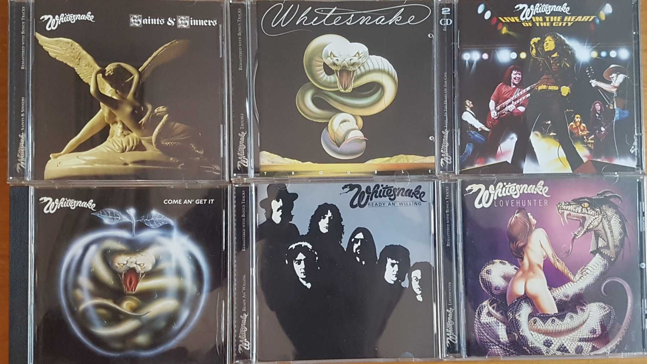 Whitesnake lote 6 CDs hard rock heavy metal / ex Deep Purple Caldas da ... Whitesnake lote 6 CDs hard rock heavy metal / ex Deep Purple Caldas da ...