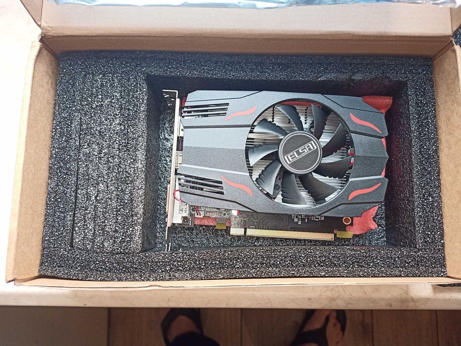 НОВАЯ игровая видеокарта ELSA RX550 4Gb GDDR5 128bit 14nm 50Вт: 2 350 ...