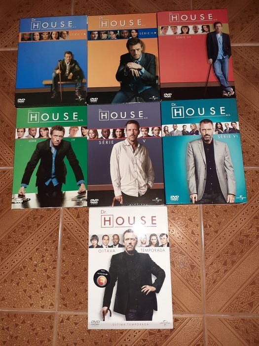 Dvds Dr House temporadas completas 1-8,valor não negociável Santa Iria De Azoia, São João Da ...