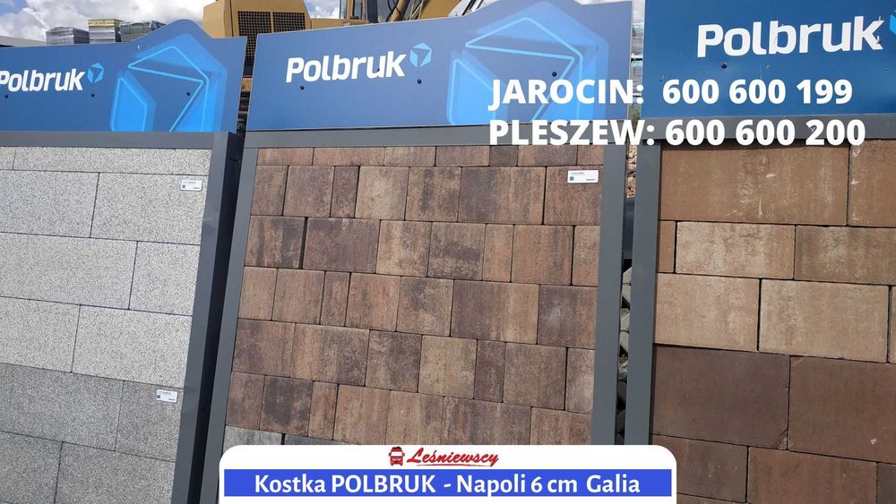 Kostka brukowa POLBRUK-Napoli 6 cm Galia kostka betonowa na podjazd Krotoszyn • OLX.pl