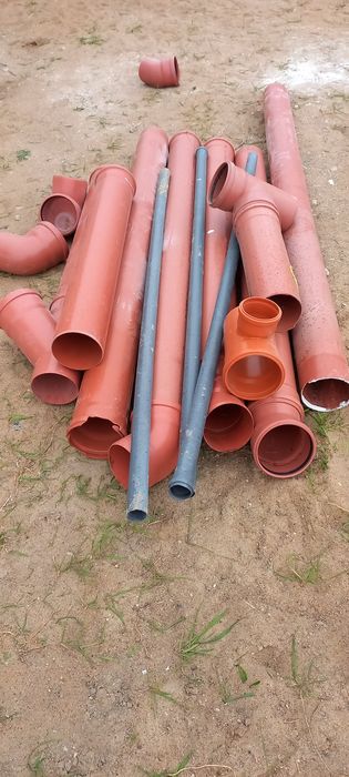 Rury pcv po demontażu rekuperacji Chełmża • OLX.pl