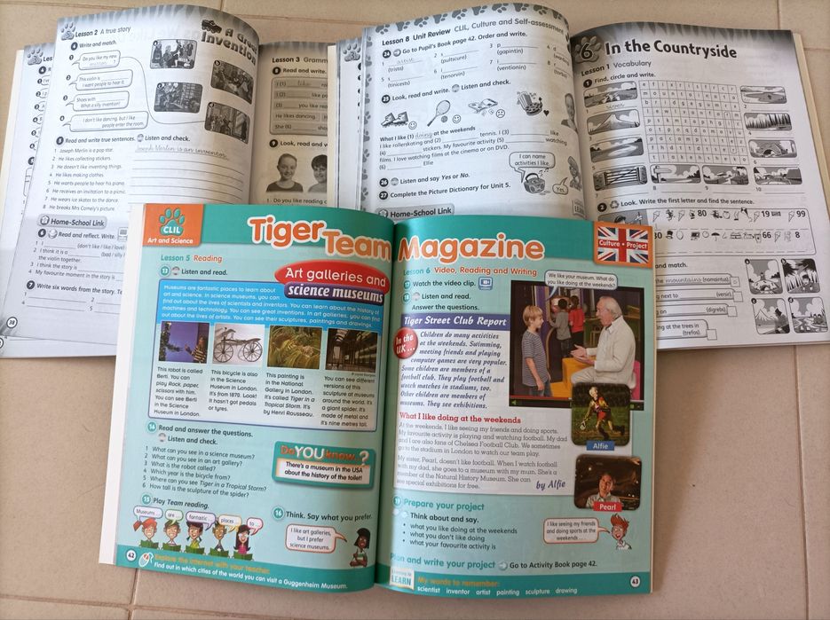 Tiger Team / Start - Inglês 3° e 4° Ano - Manual e Caderno Atividades ...