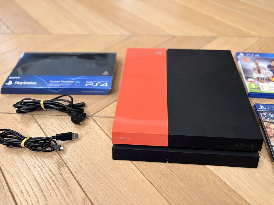 Playstation 4, ps4 512gb, 3 gry, 2 pady, dodatkowy panel Warszawa ...