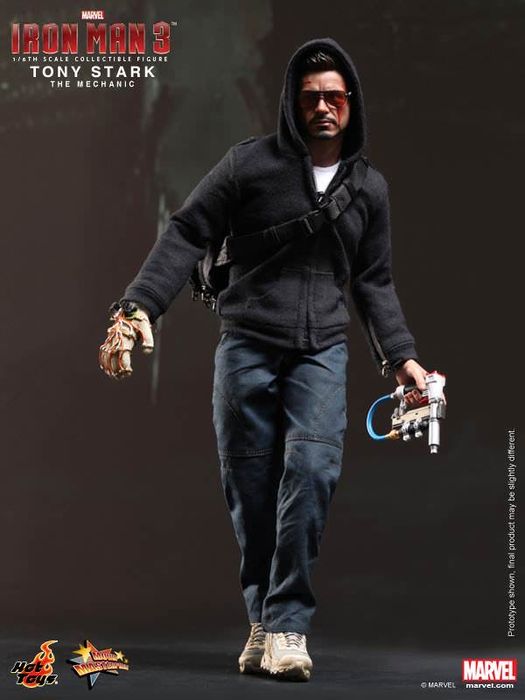 Hot Toys MMS209 Tony Stark The Mechanic Marvel Iron Man 1/6 Warszawa ...