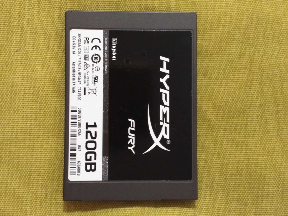 ССД диск SSD Hyper X Furi Kingston 120GB: 395 грн. - Інші запчастини для ноутбуків Луцьк на Olx