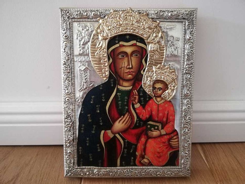 Piękna Ikona Matka Boska Częstochowska, polecam Łódź Górna • OLX.pl