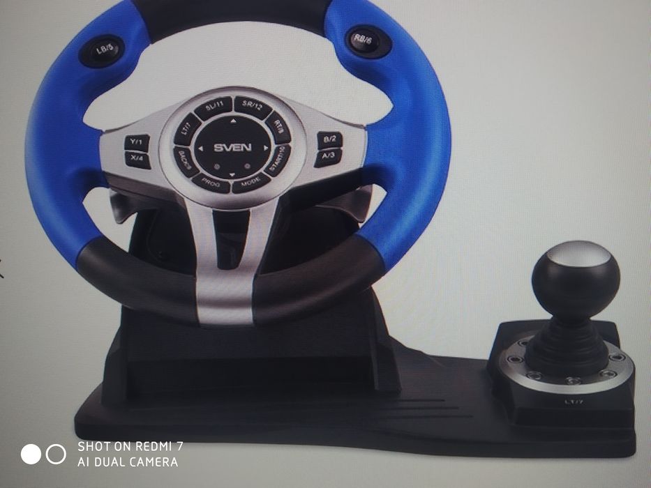 Руль Seven GC-W600 з педалями: 2 000 грн. - Аксесуари Розвадів на Olx