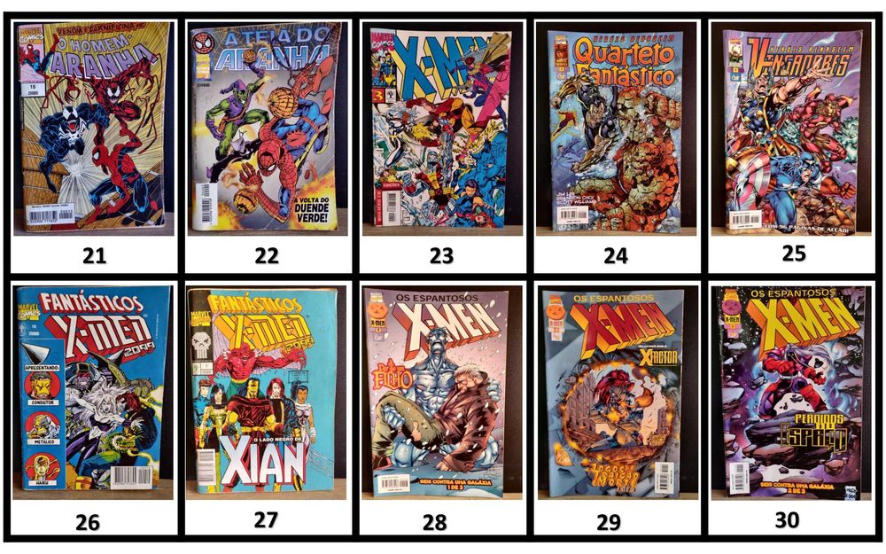 Vários livros de banda desenhada / comics da Marvel e DC Comics BD ...