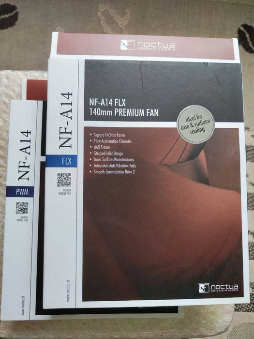 Вентилятор Кулер Noctua NF-A9x14 PWM / NF-A14 FLX: 700 грн. - Комплектуючі та аксесуари Київ на Olx