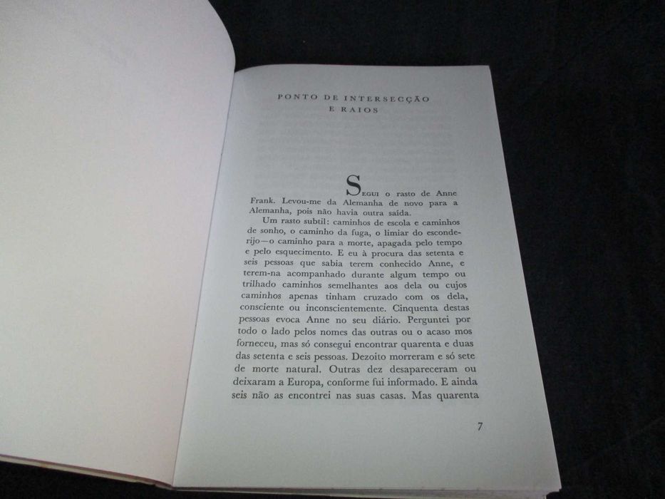 Livro No Rasto de Anne Frank Ernst Schnabel Parque das Nações • OLX ...