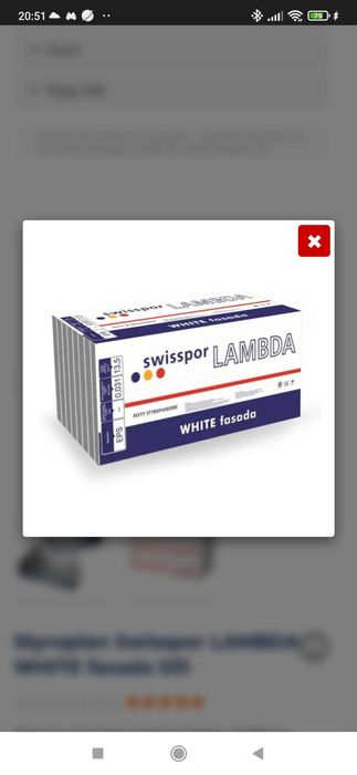 Styropian Swisspor LAMBDA WHITE fasada 031 Miękoszynek • OLX.pl