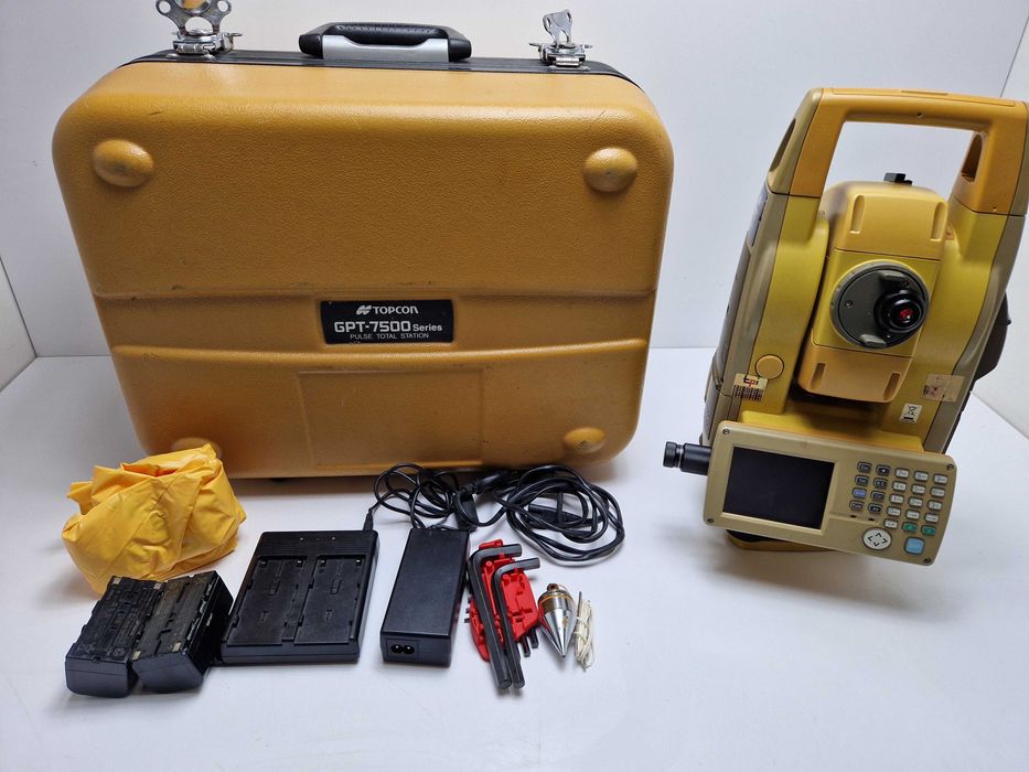 Tachimetr zmotoryzowany bezlustrowy Topcon GPT-7500 Wrocław Psie Pole ...