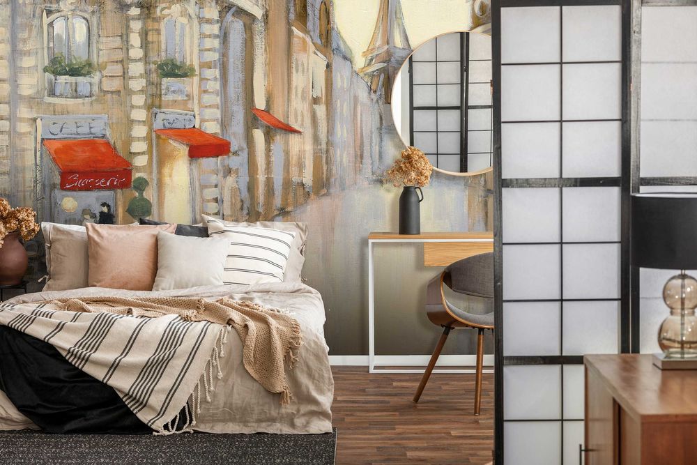 Fototapeta Paryż Szkic Rysunek Abstrakcja 3D Na Twój Rozmiar + KLEJ ...