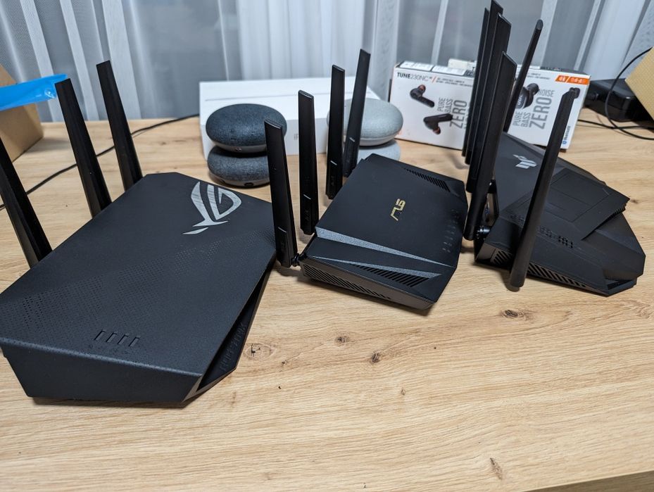 Маршутизатори ASUS RT-AX58U V2 TUF-AX5400 strix GS-AX3000 wifi 6 mesh ...