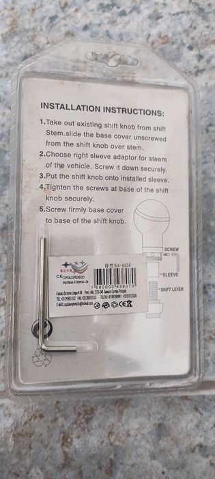 Vendo punho de mudanças de velocidade auto novo. Alhandra, São João Dos ...