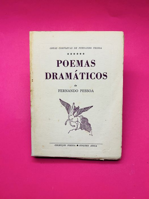 POEMAS DRAMÁTICOS de FERNANDO PESSOA Carcavelos E Parede • OLX.pt