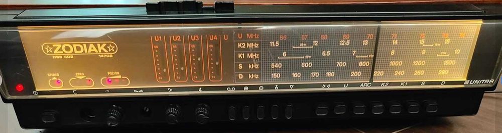 Radio Zodiak DSS-402 Unitra Diora legenda z PRL sprawny wszystko w ...