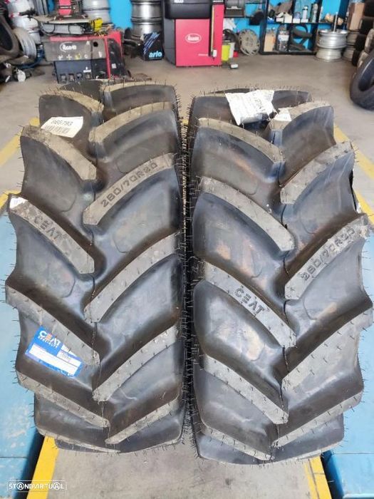 2 pneus novos trator agrícola 280-70r20 ceat - oferta dos portes Vale ...
