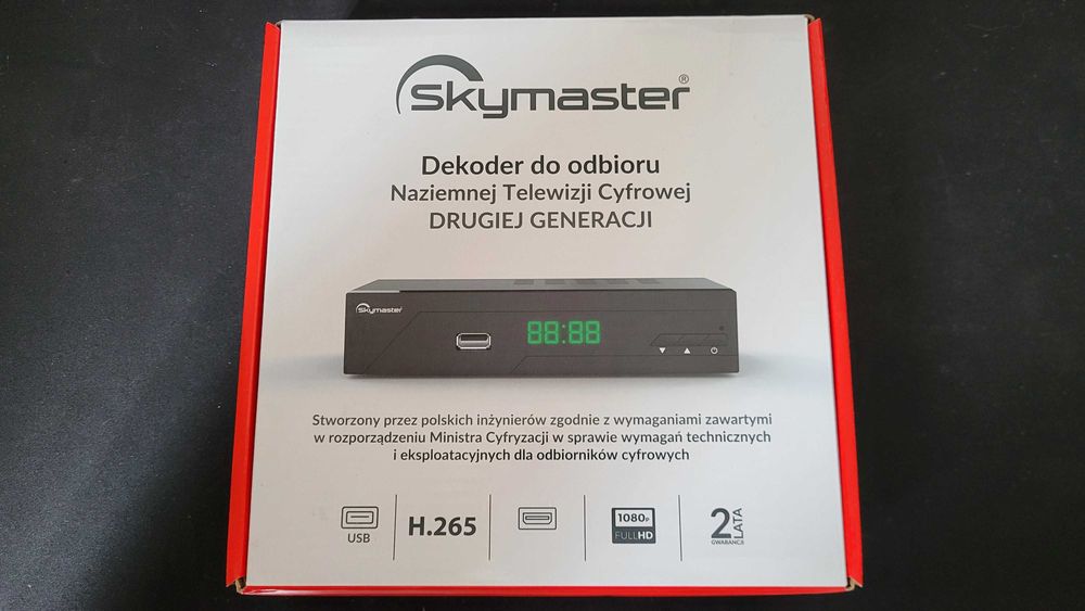 Dekoder DVB-T2 skymaster Zagórze • OLX.pl