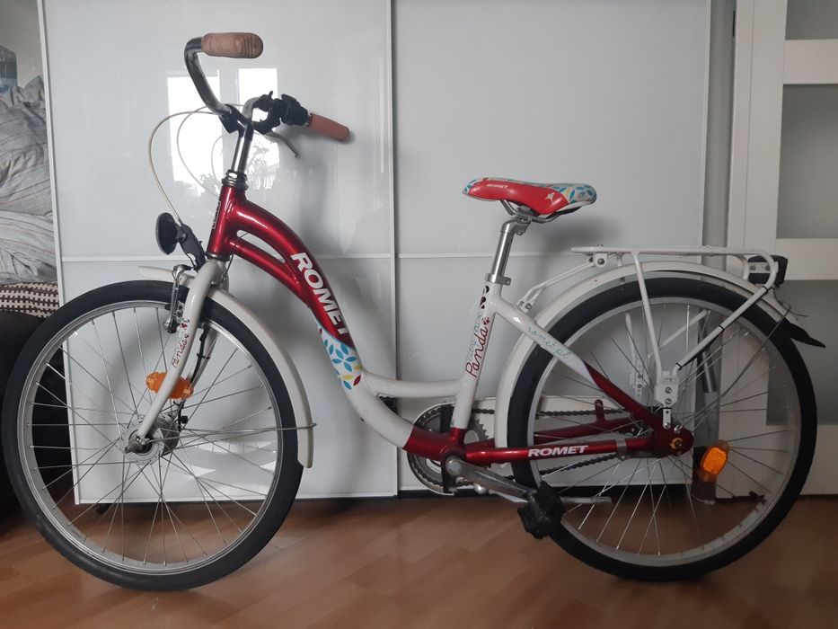 Rower miejski Romet Panda City Lux 24 Kraków Krowodrza • OLX.pl