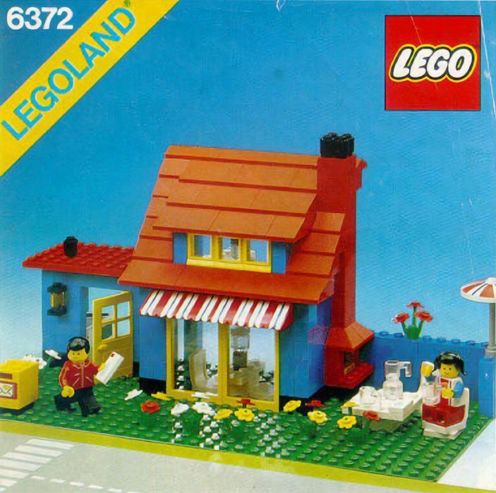 6372 Zestaw Lego nr Legoland Vintage Unikat Town Makieta Kraków Dębniki ...