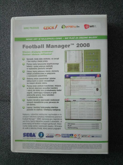 Football Manager 2008 gra PC CD Wrocław Śródmieście • OLX.pl