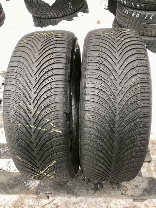 Michelin Alpin 5 215/60r16 пара зима резина шини б/у склад оригінал: 2 ...