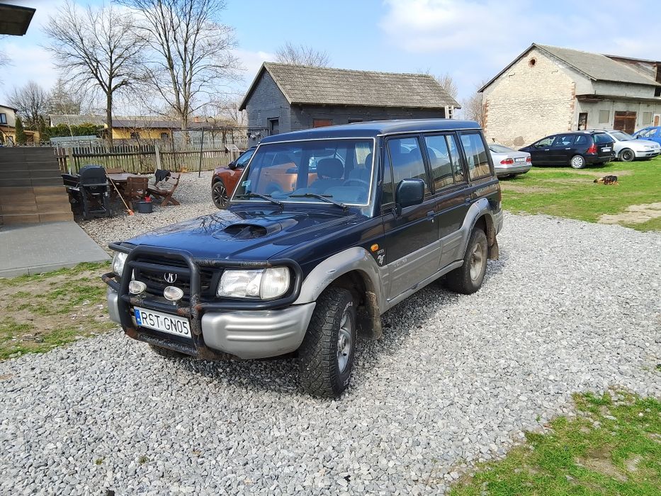 Hyundai galloper 98 r 2.5 TDI 7 .os 4×4 zamiana Łączany • OLX.pl