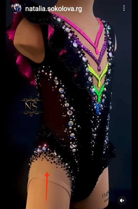 Купальник для художественной гимнастики 6 000 грн Раздельные