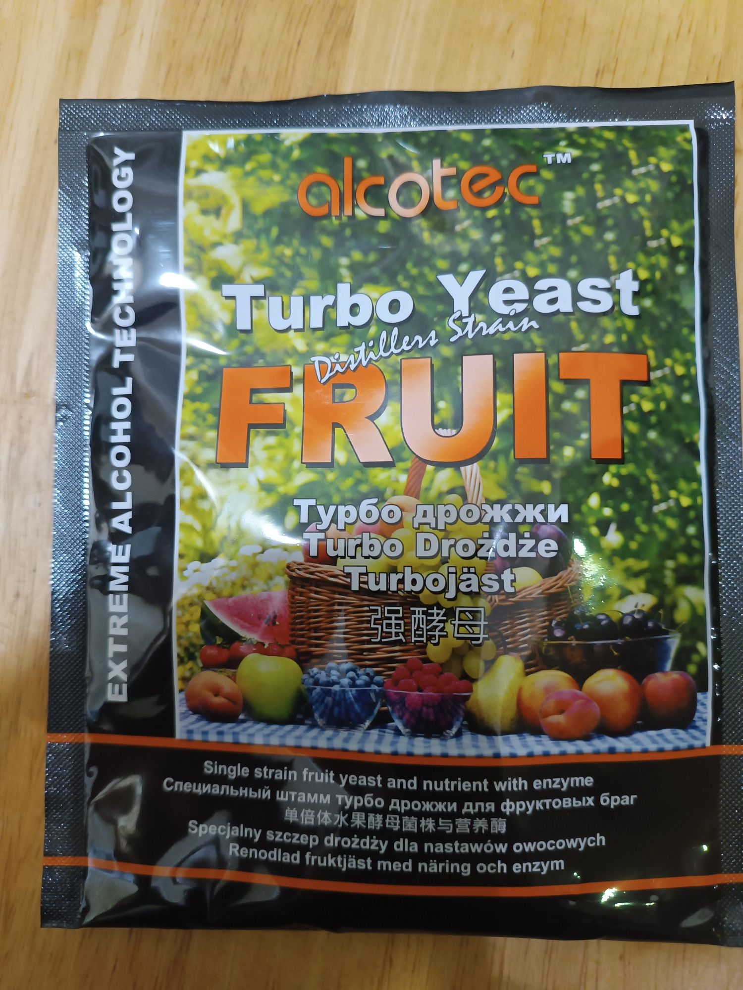Турбо дрожжи Alcotec FRUIT для фруктовых браг: 120 грн. - Продукти ...
