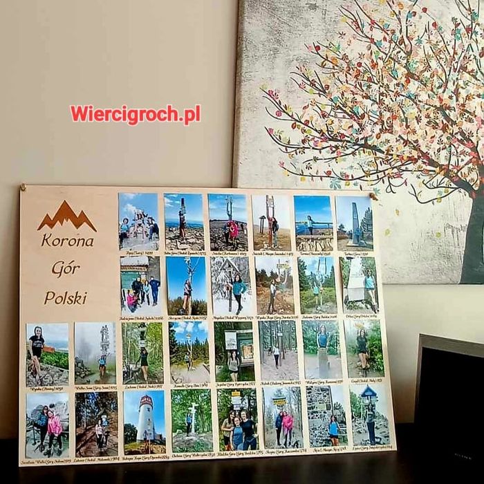 Tablica na zdjęcia Korona Gór Polski KGP Jasienica • OLX.pl