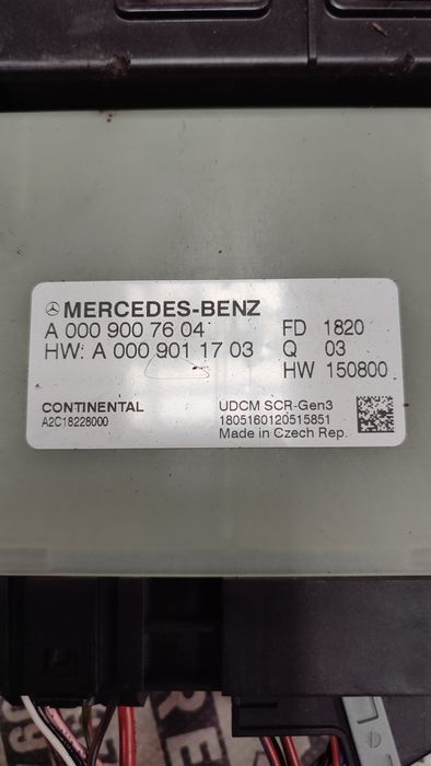 Блок управління відпрацьованих газів MB Sprinter W907 A0009007604: 2 ...