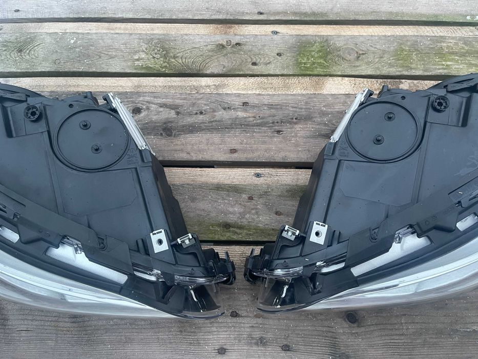 Фары оптика фари лед бмв bmw ф10 ф11 f10 f11 full led фулл лед рестайл ...