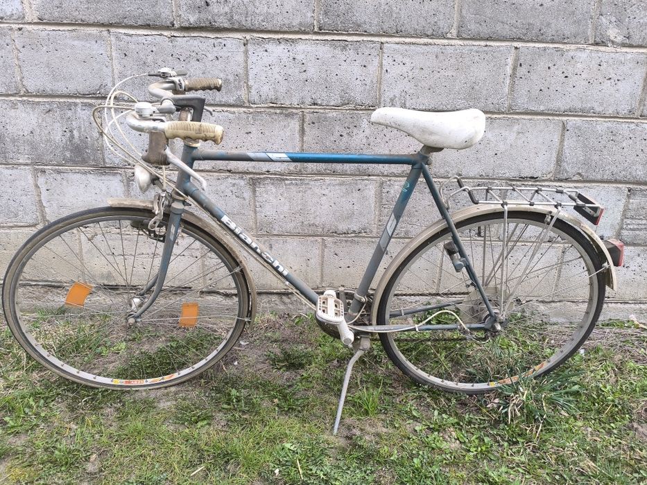Stary włoski rower bianchi Bieńki-Karkuty • OLX.pl