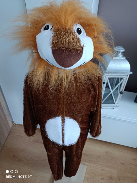 Nowy strój karnawałowy LEW LWA kostium przebranie 116/122 (192) Otwock • OLX.pl