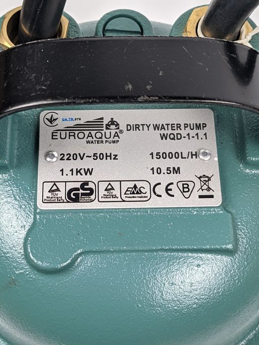 Насос фекальний WQD Euroaqua (мідна обмотка): 3 200 грн. - Сад / огород Черкассы на Olx