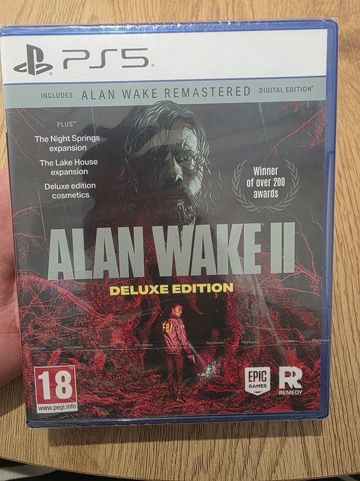 ALAN WAKE 2 edycja Deluxe PL Ps5 PlayStation 3 dlc + alan wake 1 ...